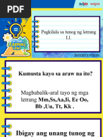 Alpabetong Filipino Titik Ee Presentation in Orange and White Illustrative Style | PDF