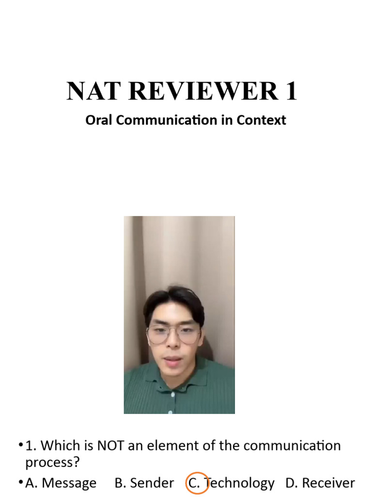 Nat Reviewer 1-Oral Com | PDF | Communication | Human Communication