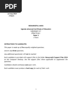 s3 Ict End of Term One 2023 | PDF | Computer File | Information Technology