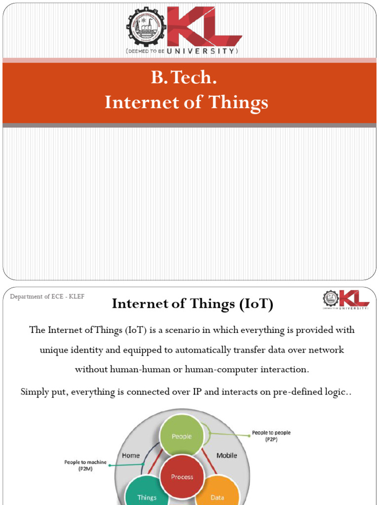 B.tech Iot and Ece Iot | PDF | Internet Of Things | Microsoft Azure