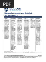 NWU 2025 Exam Schedule for Modules | PDF