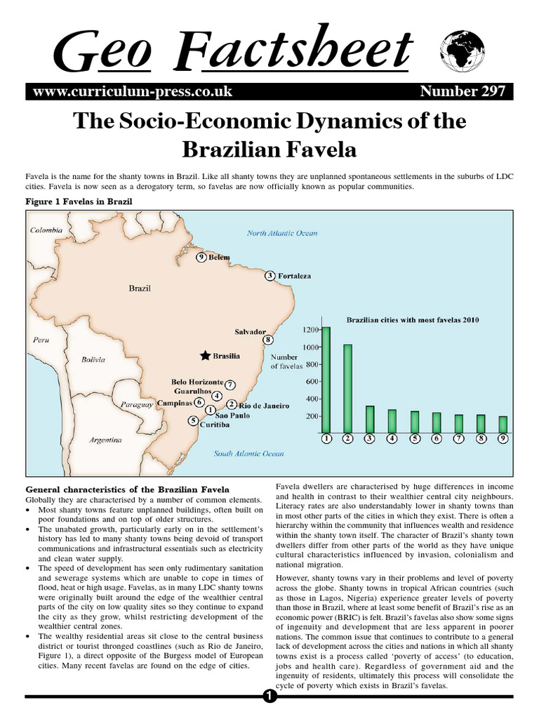 Socio-Economic Dynamics of Favelas | PDF | Slum | Rio De Janeiro