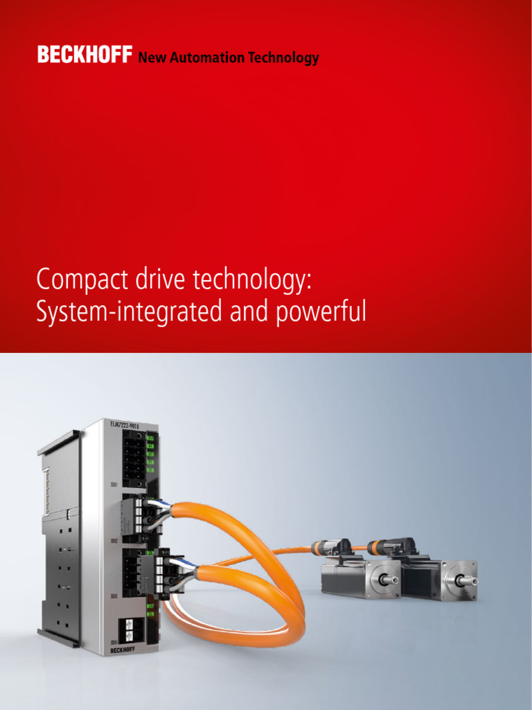 Beckhoff Compact Drive Technology | PDF | Power Supply | Electric Motor
