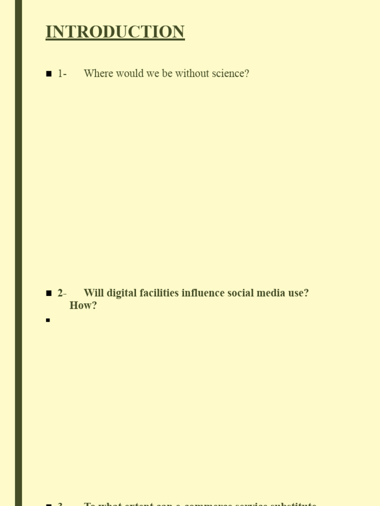 Advantages and Drawbacks of Science and Technology | PDF | Science ...