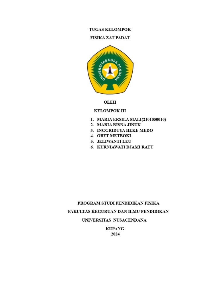 Konsep Dasar Kisi Zat Padat Fisika | PDF