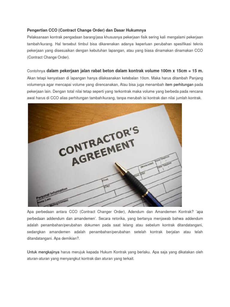 25 Pengertian CCO | PDF | Teknologi & Rekayasa