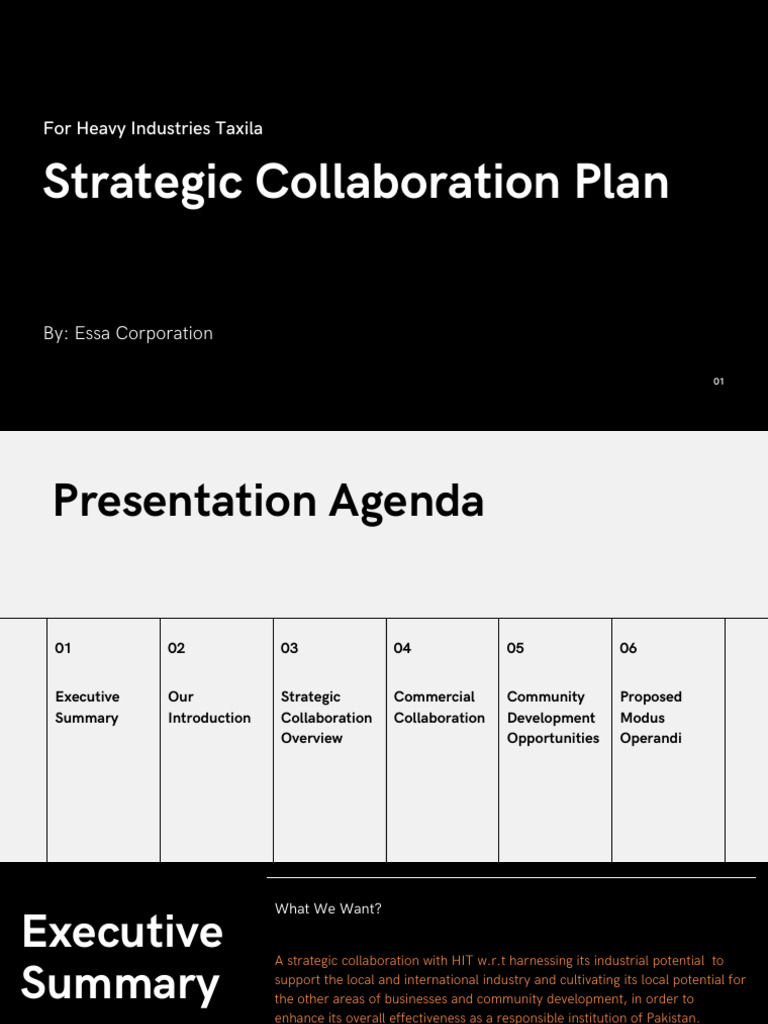 Strategic Collaboration for Heavy Industries | PDF | Joint Venture ...