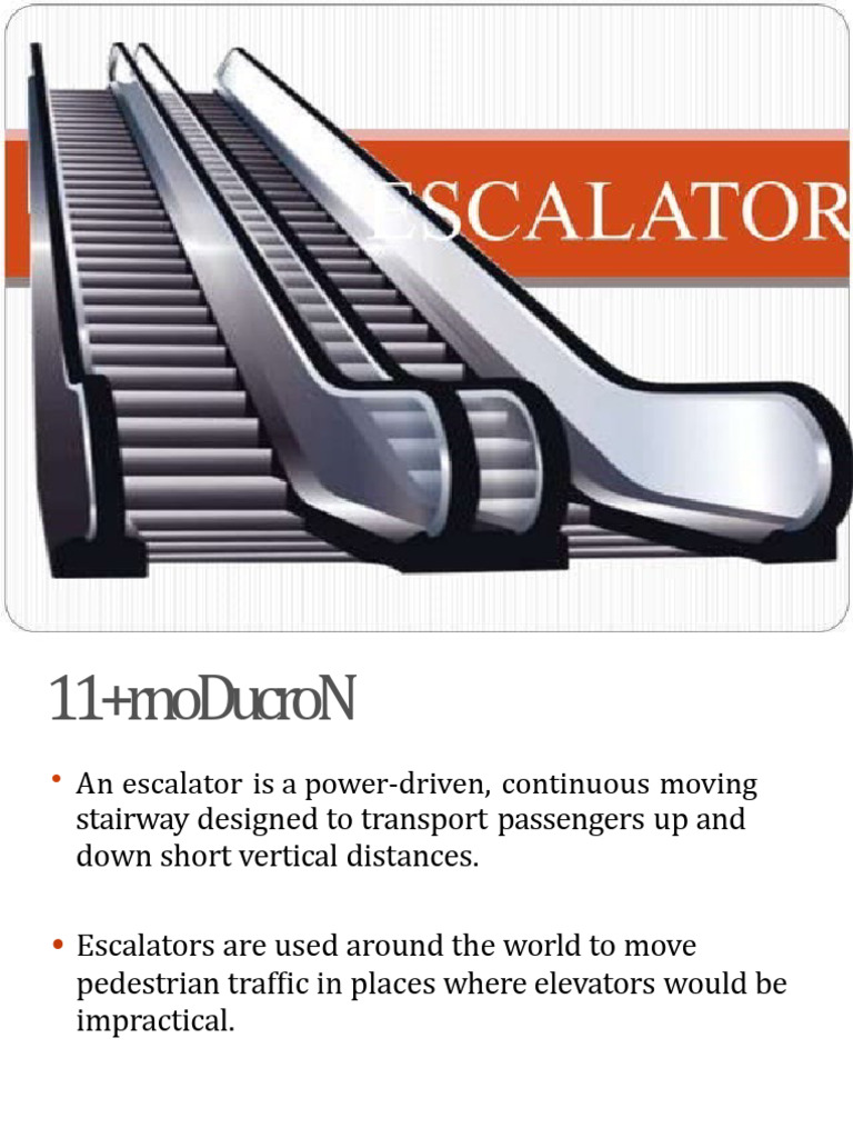 Escalator Design and Specifications | PDF | Escalator | Manufactured Goods
