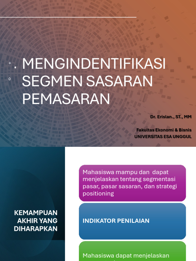 Pert-08-Segmen Pasar | PDF