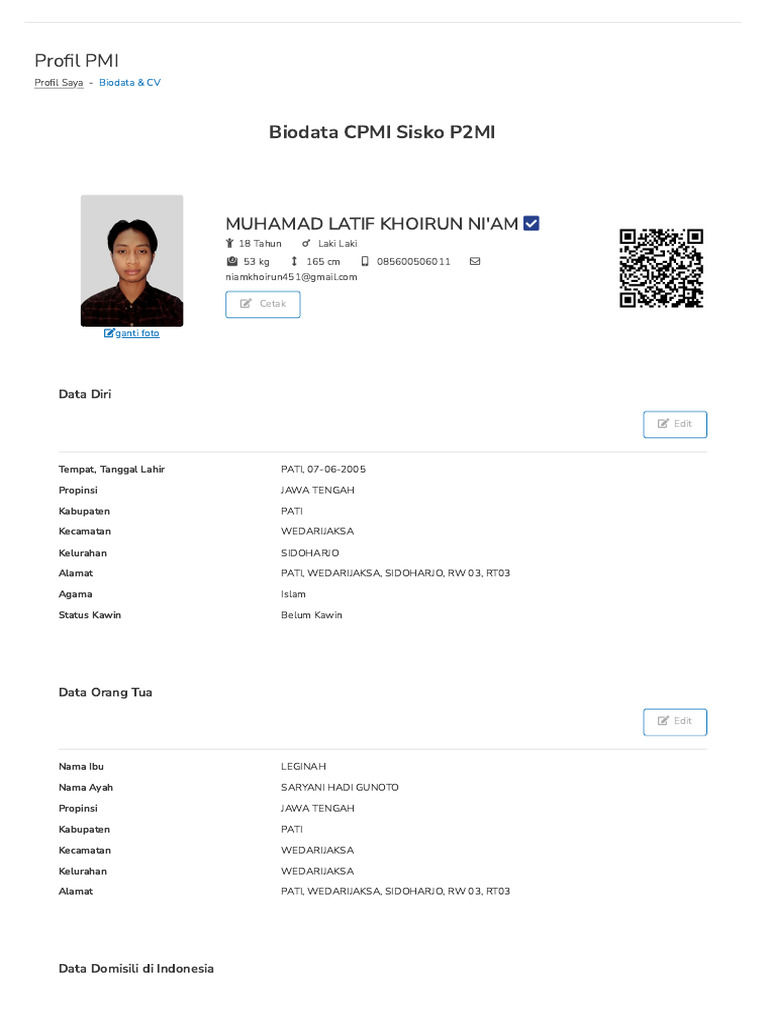 Siskop2mi_ Profil - Pmi - Profil Pmi | PDF