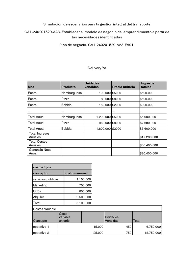 Ga1 240201529 Aa3 Ev01 | PDF | Economía Financiera | Ciencias económicas