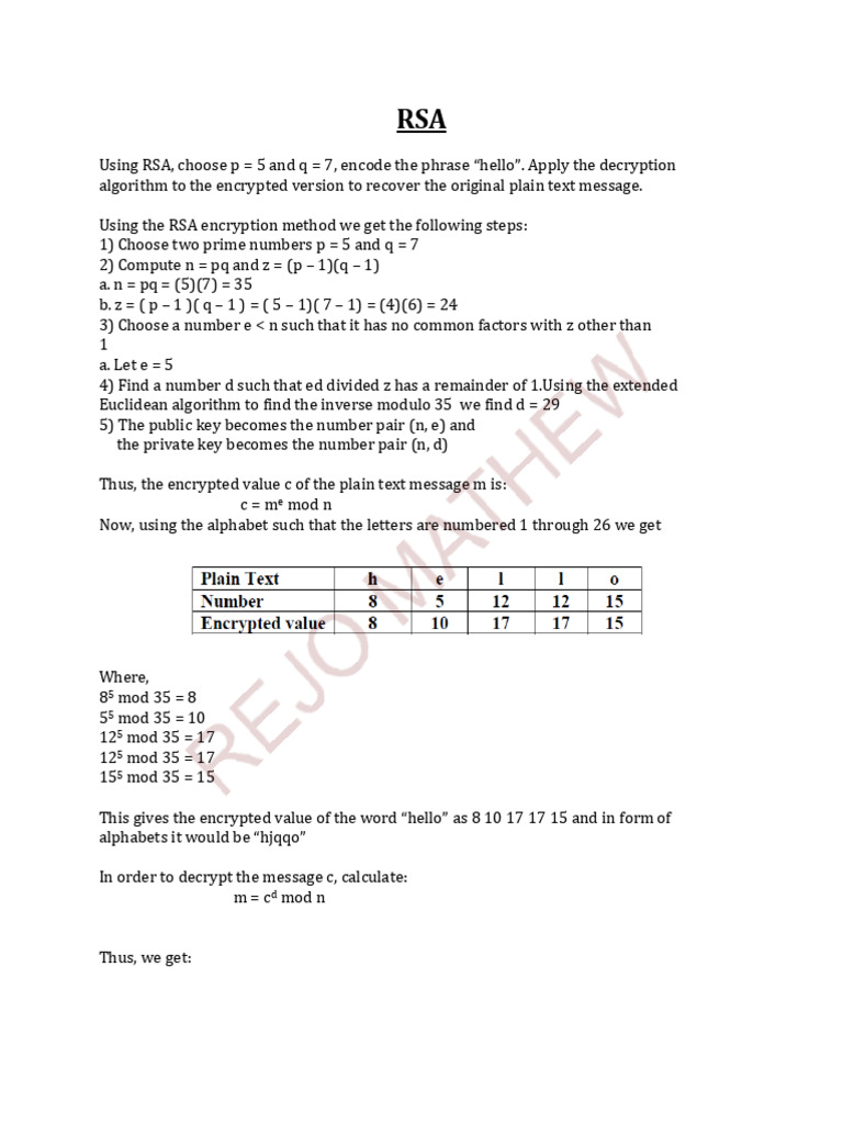 Final ISS Numericals 3REzPsjK7S | PDF | Encryption | Public Key ...