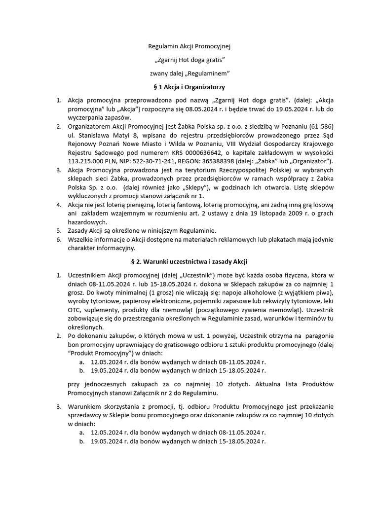 Regulamin-Come-back-voucher-HD-2024 | PDF