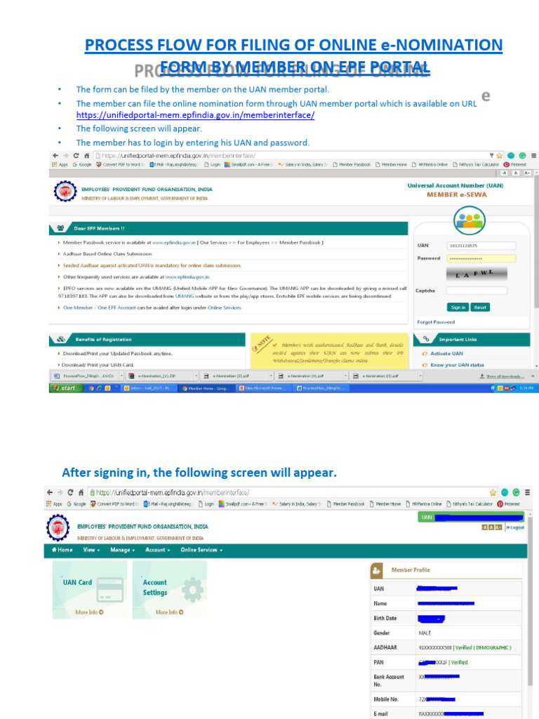 E Nomination Process | PDF
