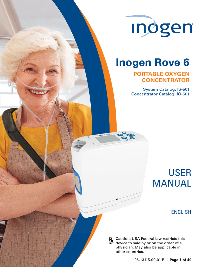 Inogen Rove 6 Portable Oxygen Manual | PDF | Ac Power Plugs And Sockets ...