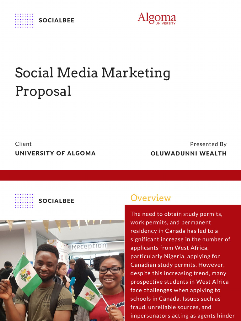 Social Media Proposal | PDF