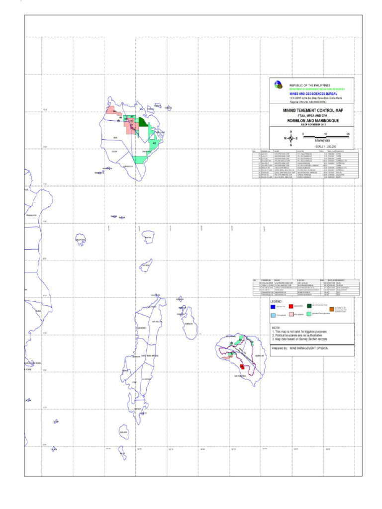 Tenement Map of Romblon | PDF