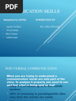 3Vs of Communication - Verbal, Vocal, Visual | PDF
