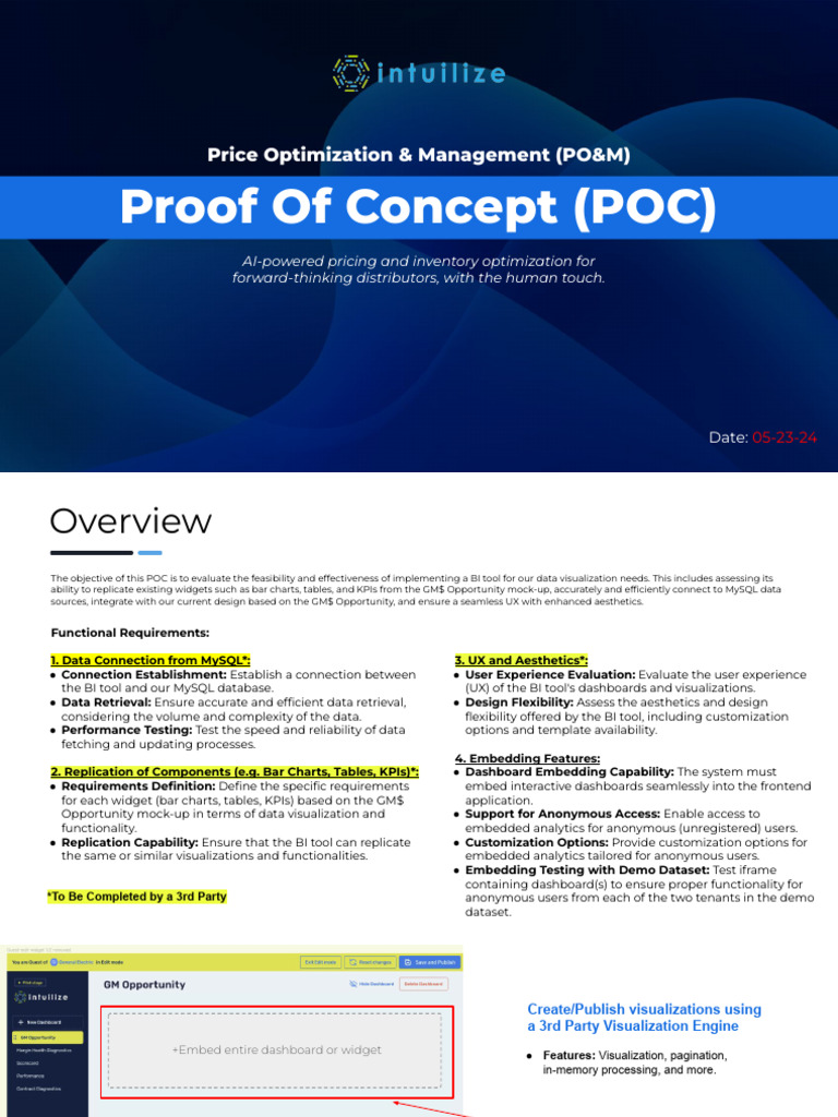 POC - BI Evaluation | PDF | Information Technology | Computing