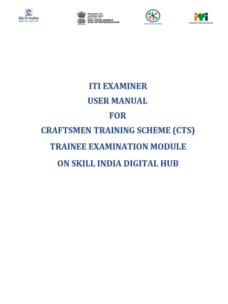 ITI Examiner User Manual (Draft) V1-1 | PDF | Button (Computing ...
