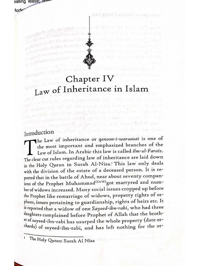 Inheritance Under Muslim Law | PDF