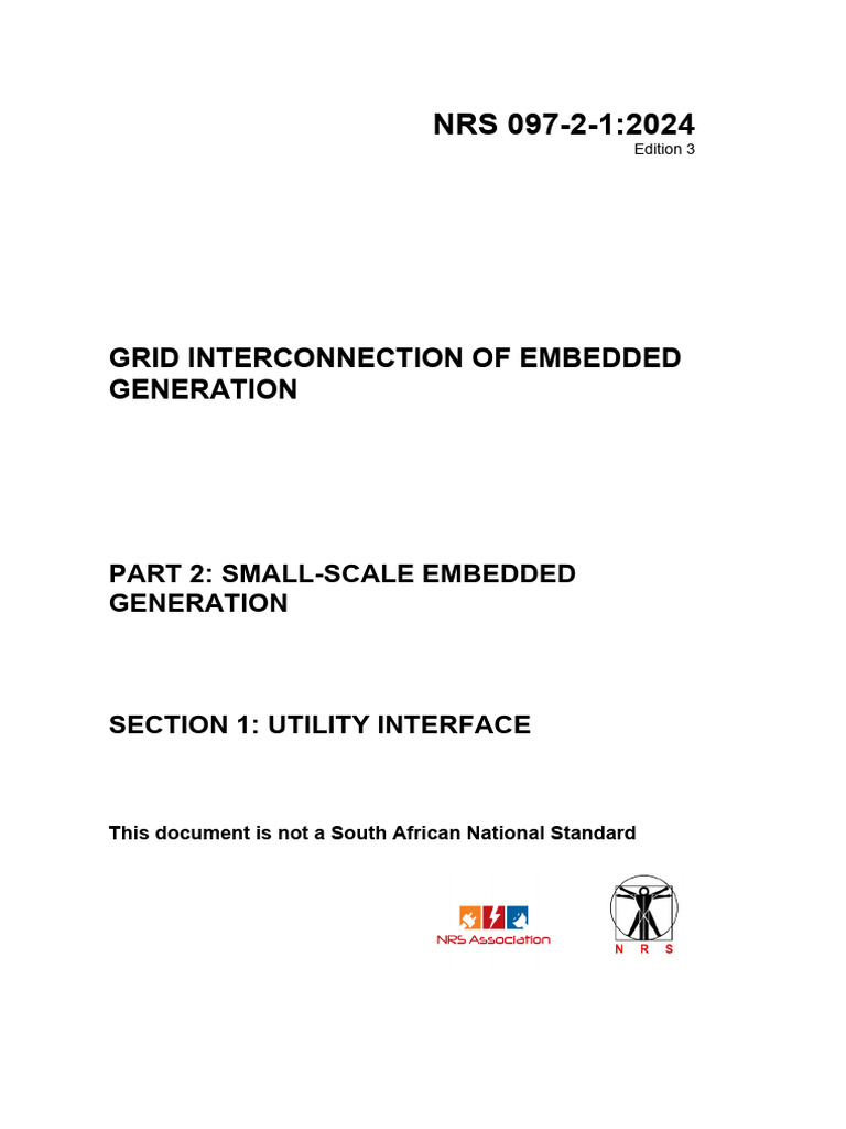 NRS 097 2 1 Published 2024 | PDF | Electric Power | Electrical Grid