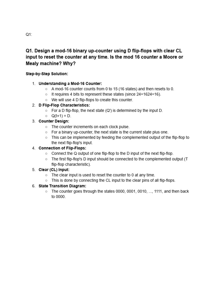 Tutorial 2 Questions | PDF | Computer Engineering | Digital Electronics