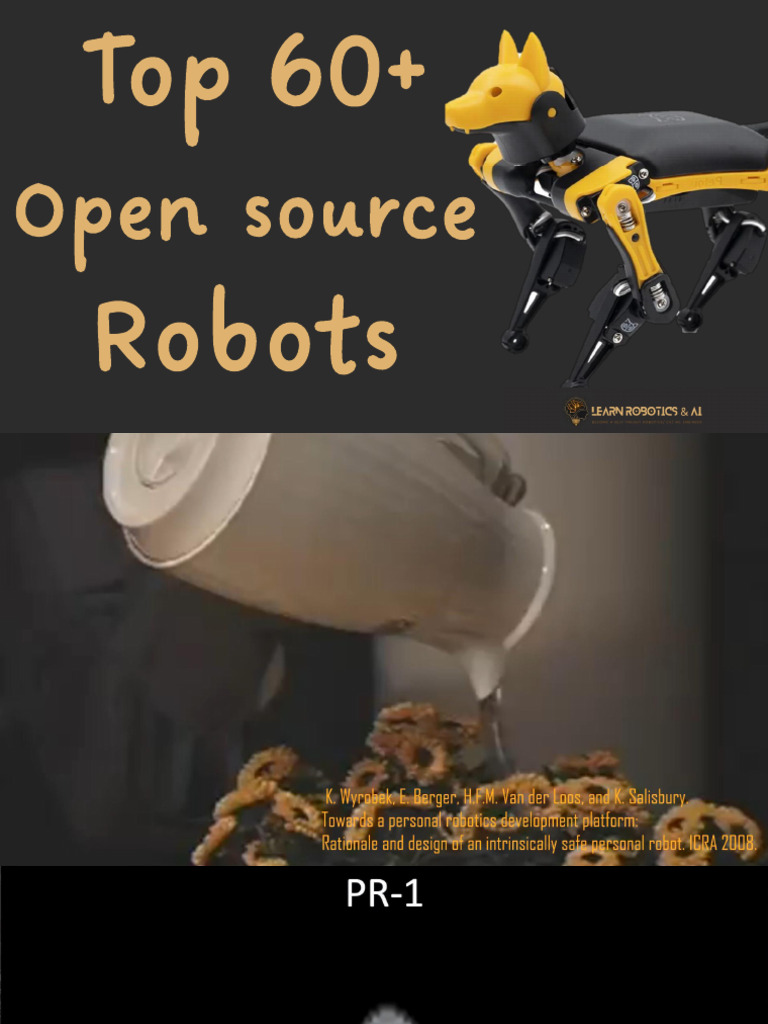 A List of Open Source Robots For Learning Robotics 2 | PDF | Computing | Automation
