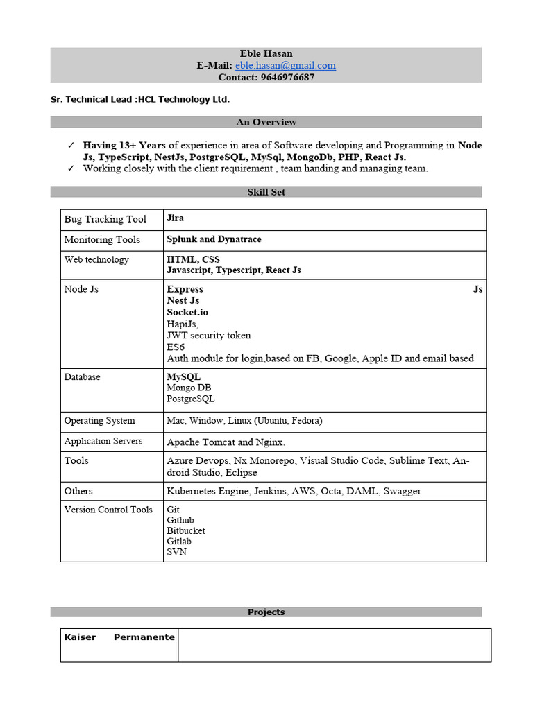 Resume Eble Hasan Full Stack | PDF | Software Engineering | Software Resume Eble Hasan Full Stack | PDF | Software Engineering | Software