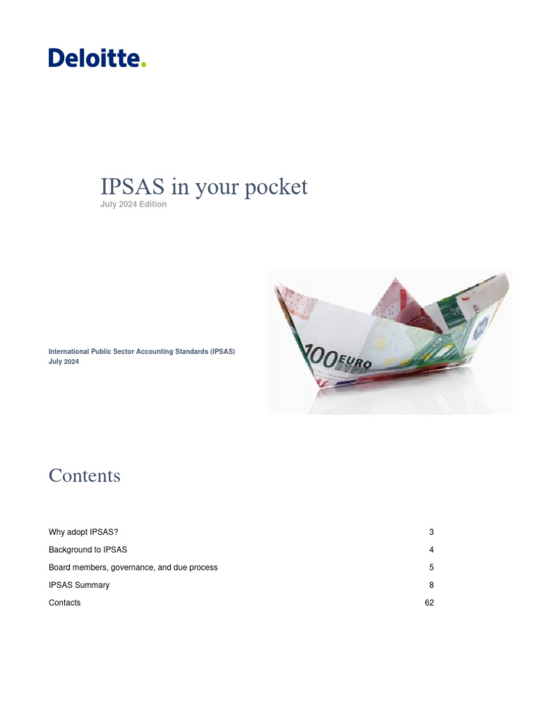 IPSAS Overview and Key Standards 2024 | PDF | International Financial ...