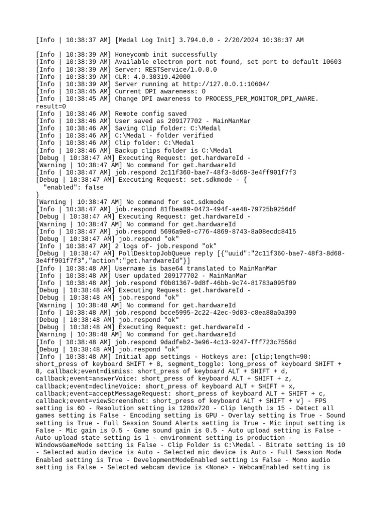 Medal Log 20240220 | PDF | Keyboard Shortcut | Computing