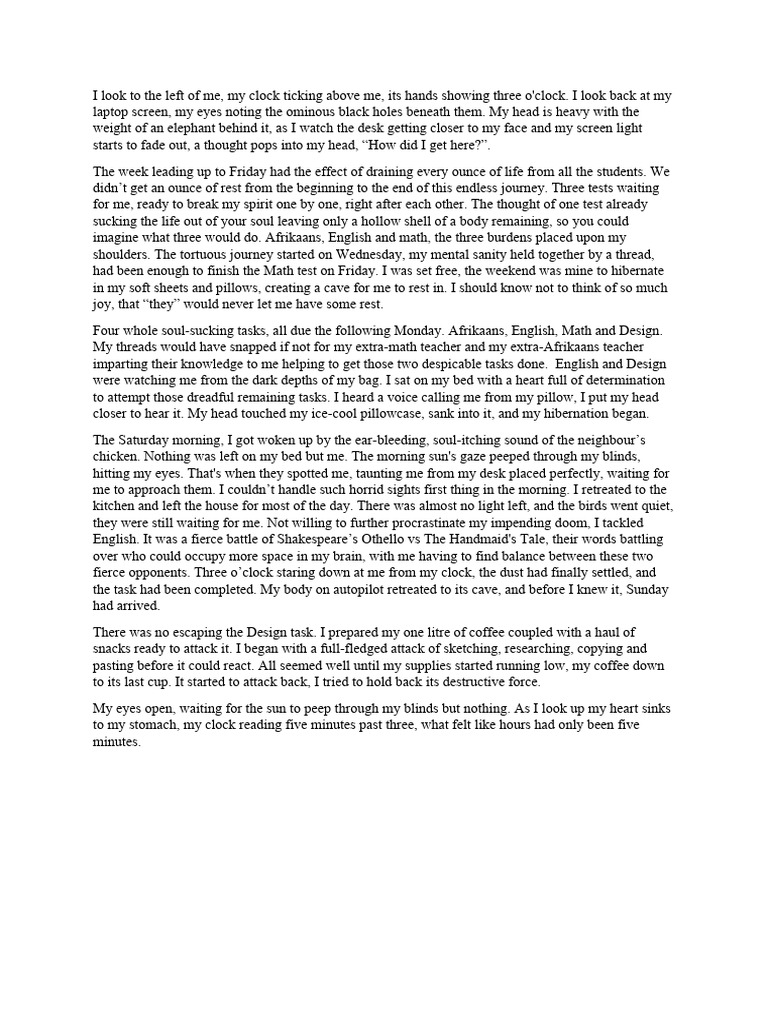English Descriptive Essay | PDF | Poetry | Young Adult
