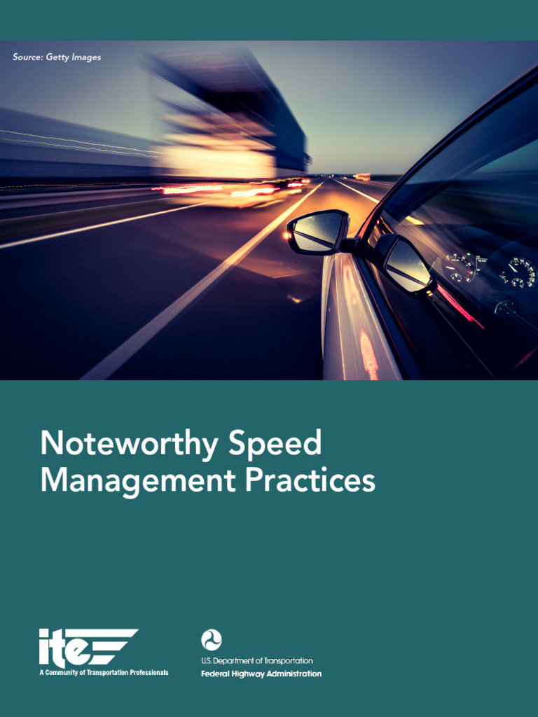 Speed Management Practices | PDF | Speed Limit | Traffic Collision