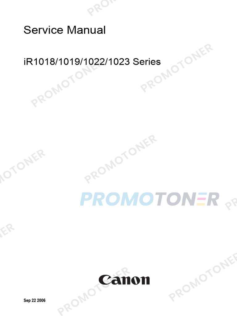 Canon Ir1018 Series | PDF | Image Scanner | Electronic Circuits