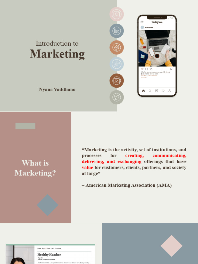 Introduction to Marketing | PDF | Marketing | Digital Marketing