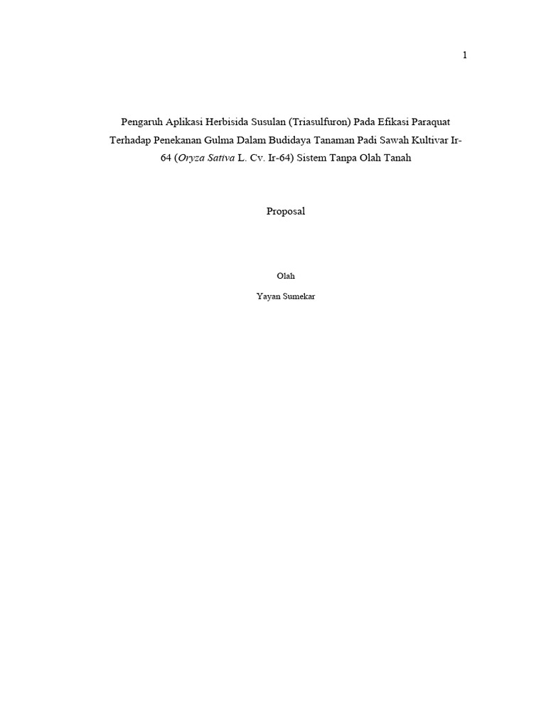 Contoh Draft Up | PDF | Sains & Matematika