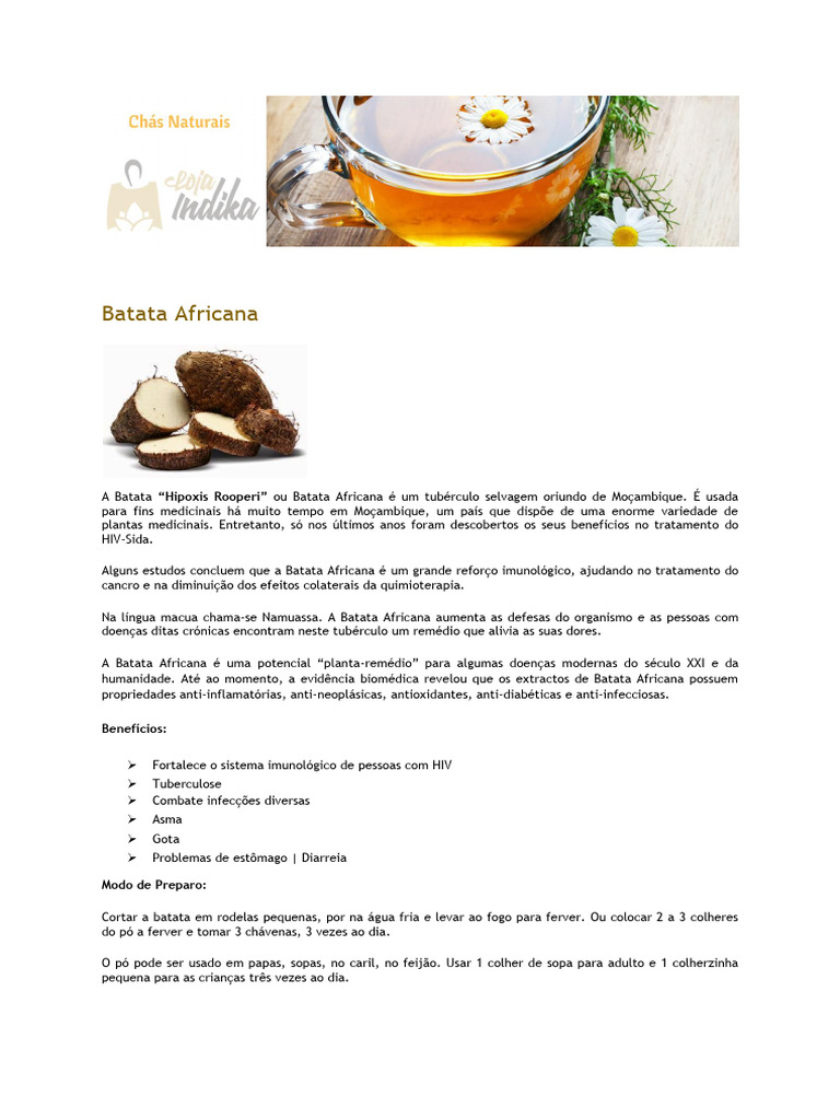 Batata Africana | PDF