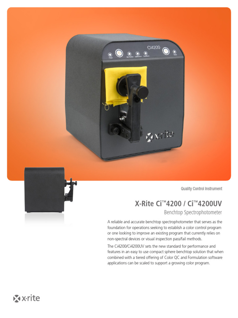 Ci4200 and 4200 UV - EN-1 | PDF | Spectrophotometry