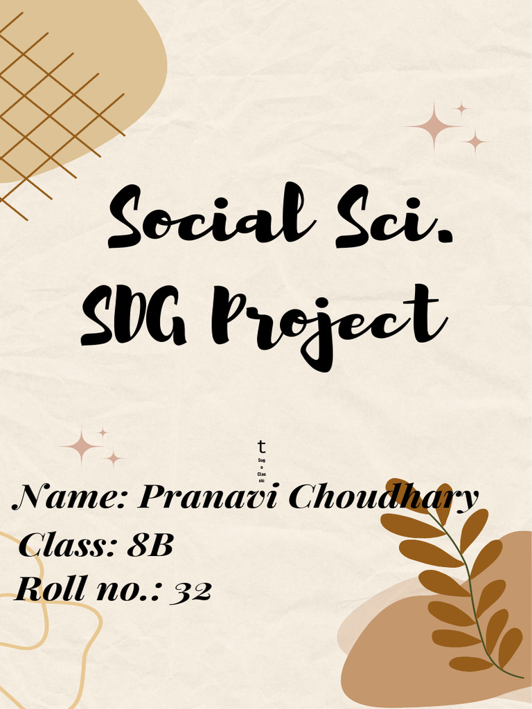 Brown Aesthetic Minimalist Note Book Cover Page A4 Document | PDF