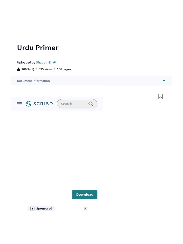 Urdu Primer - PDF | PDF | Scribd | World Wide Web
