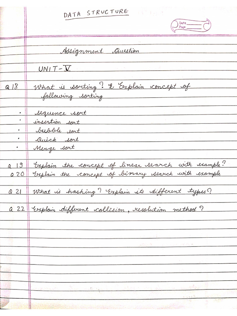 3 Assignment Data Structure | PDF 3 Assignment Data Structure | PDF
