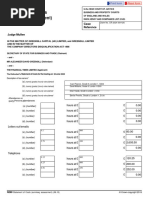 Bill of Costs for Taxation Example | PDF | Common Law | Payments