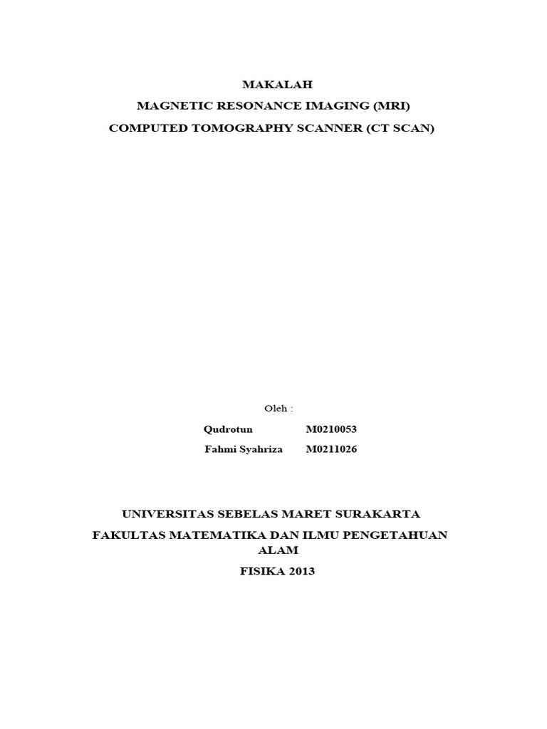 mri danct scan tt | PDF