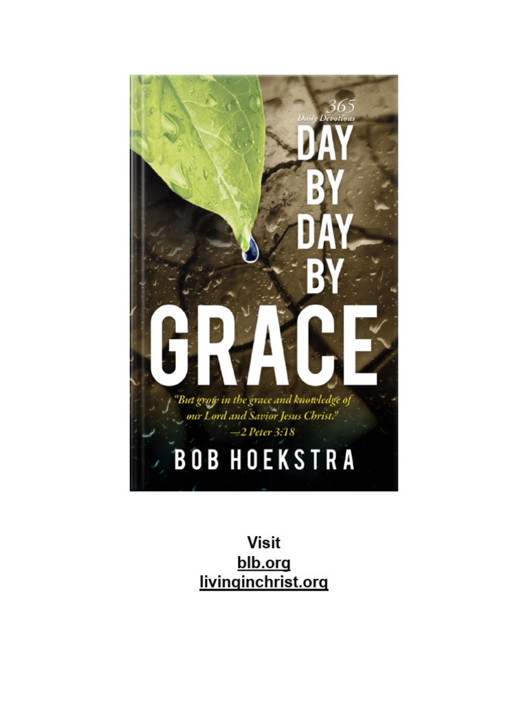 Day by Day Grace - Bob Hoekstra (January) PDF | PDF | Justification ...