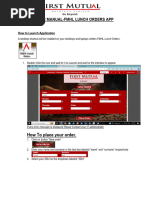 SmartQ App User Guide | PDF | Meal | Software