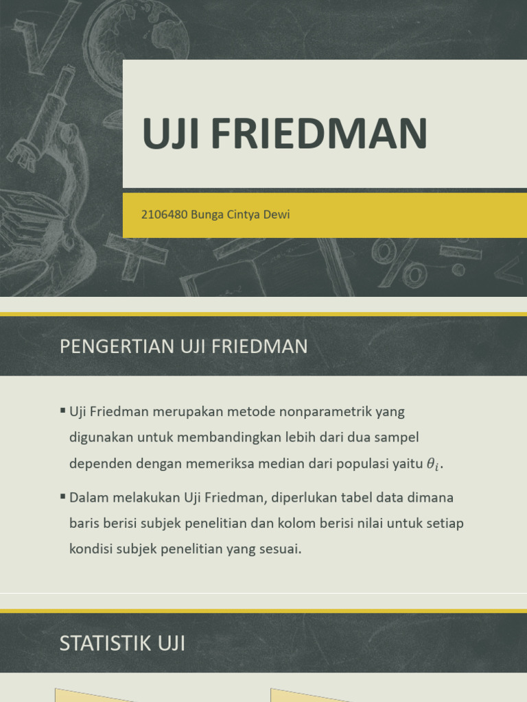 Uji Friedman | PDF