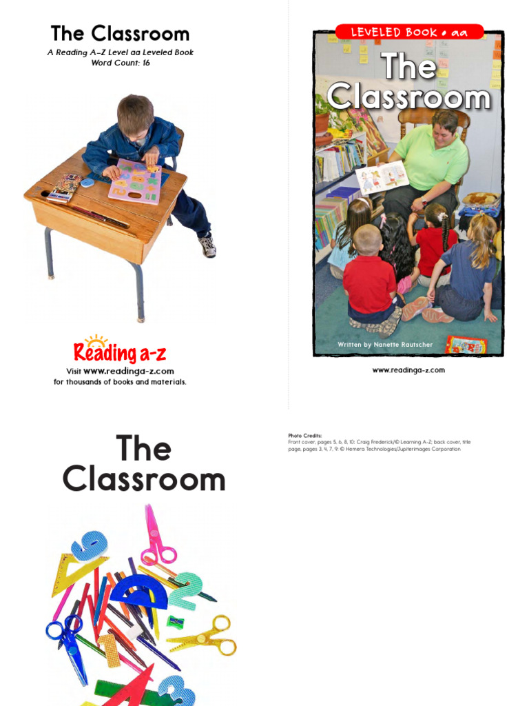 RAZ-AA 062-The Classroom | Download Free PDF | Classroom | Learning