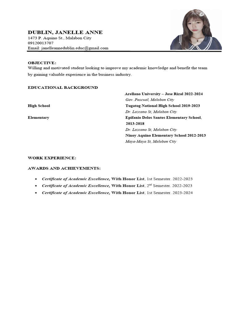 Janelle Anne Dublin | PDF