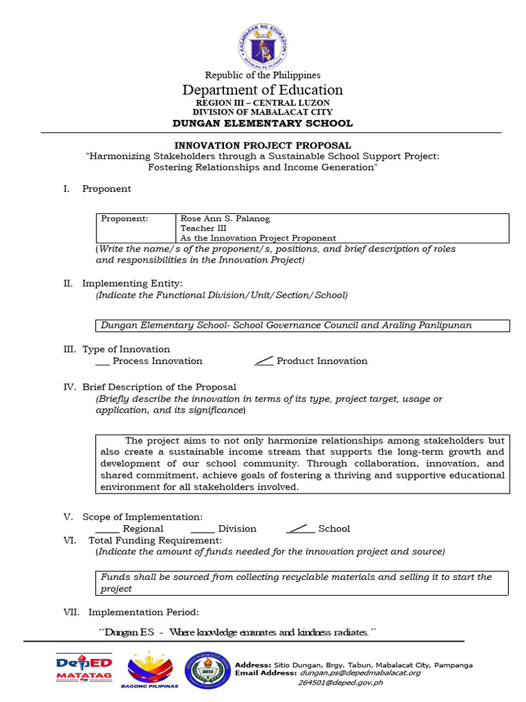DMC Innovation Template | PDF | Innovation | Community