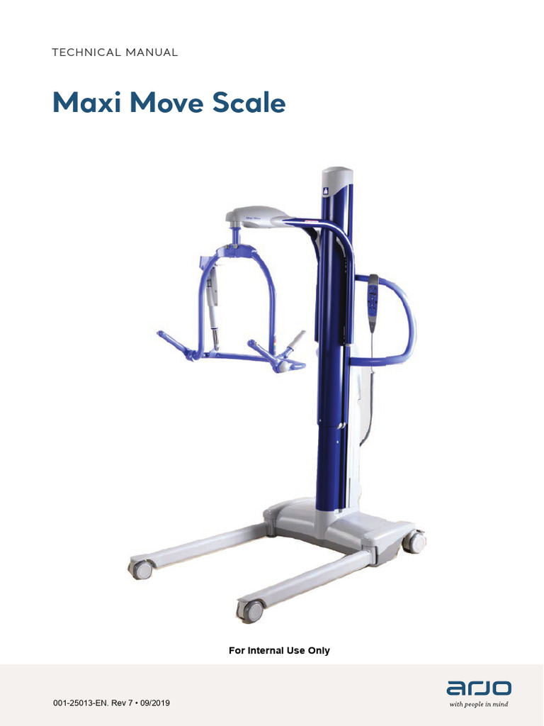 Arjo - Maxi Move Technical Manual | PDF | Calibration | Latitude
